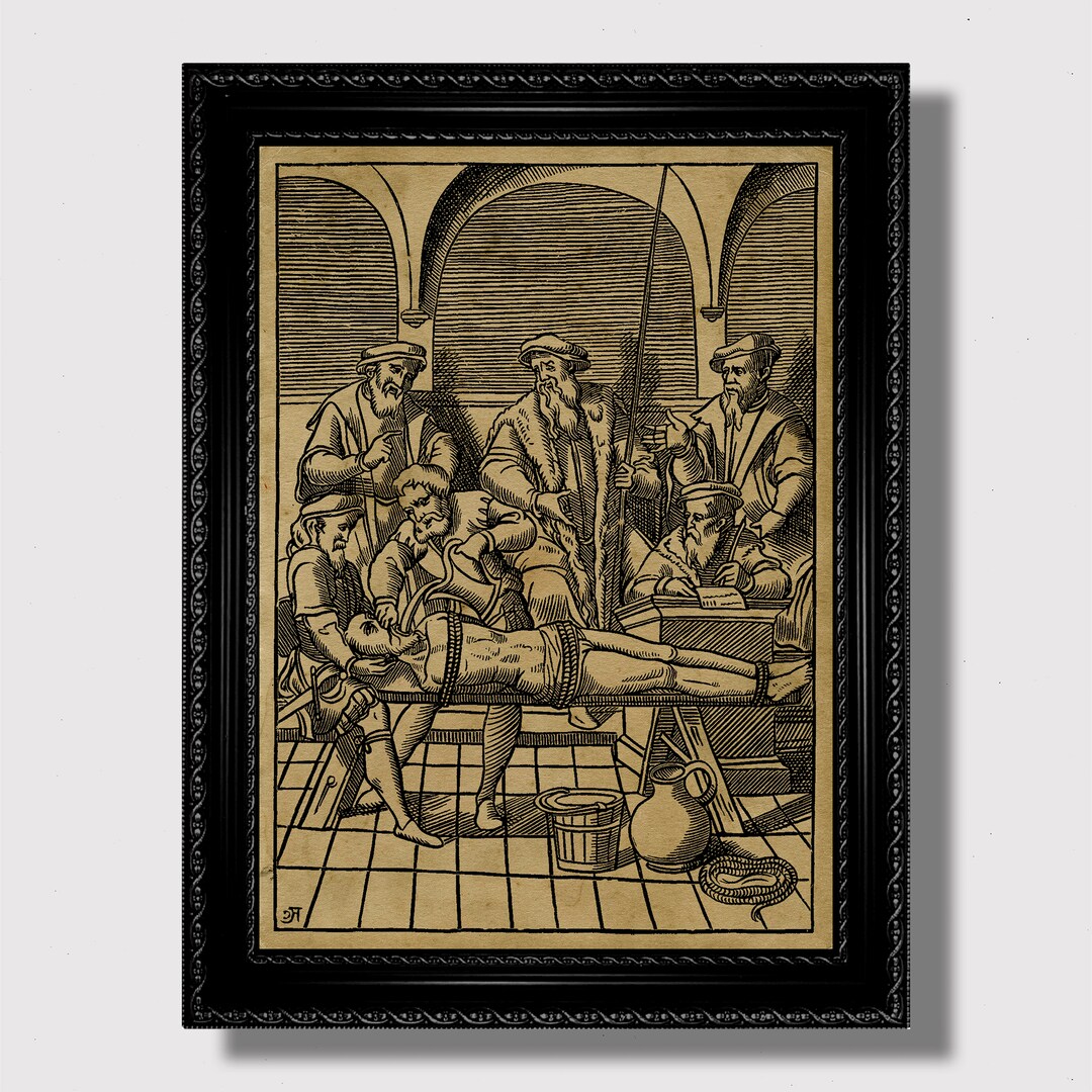 Cruel Torture of the Spanish Inquisition. Medieval Style Wall Hanging. - Etsy