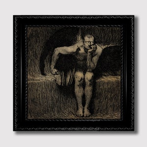 Lucifer. Dark Wall Decoration. - Etsy