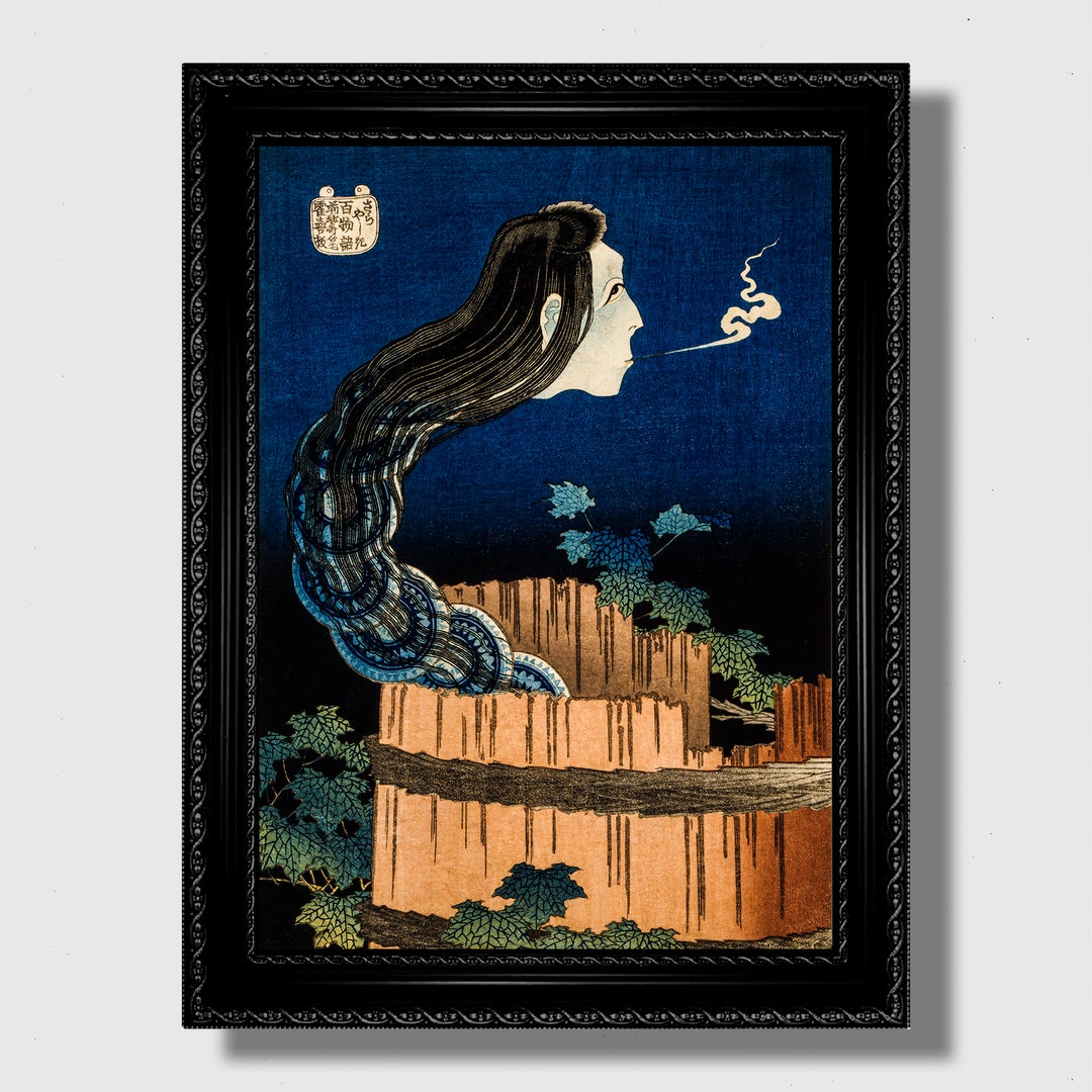 A Woman Ghost Appeared From a Well. Japanese Wall Hanging. - Etsy