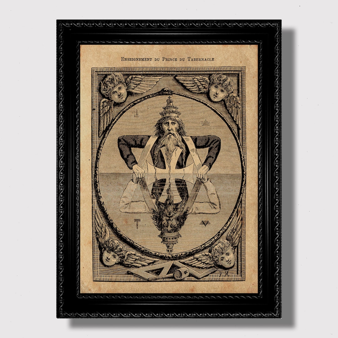 As Above, so Below – Alchemical Occult Illustration, Esoteric Symbolic ...