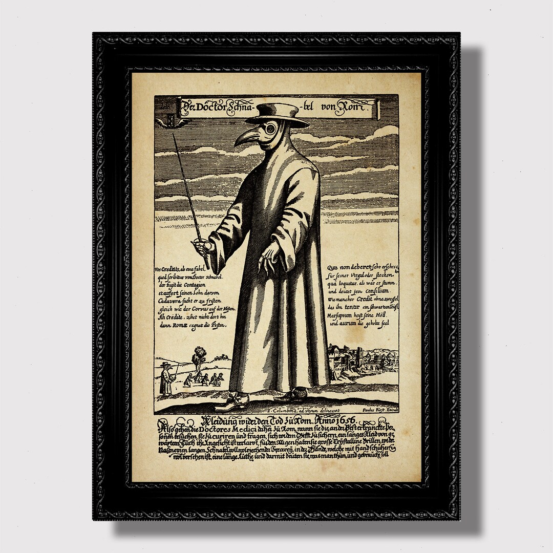 Plague Doctor of Rome – Medieval Death Doctor Reproduction, Dark ...