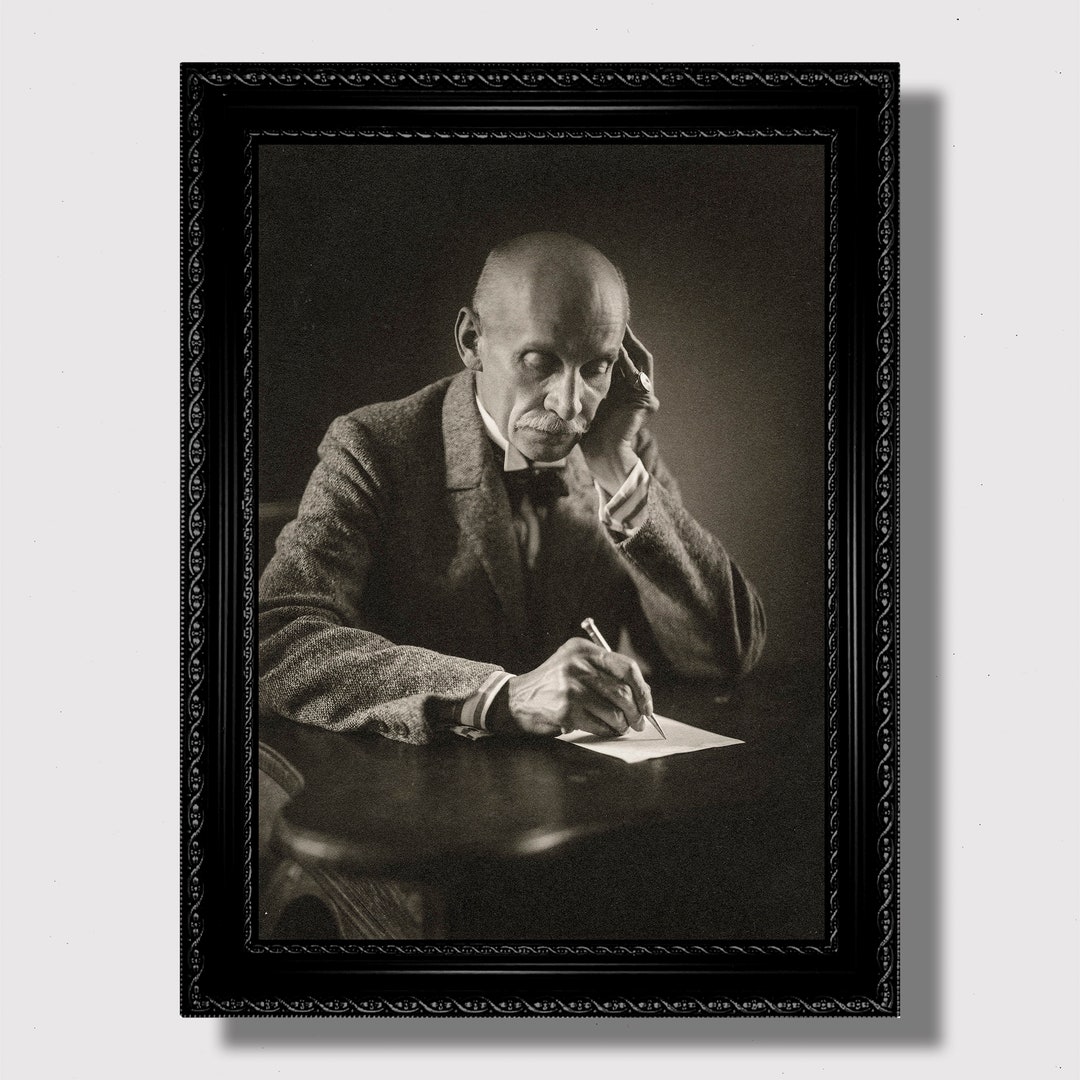 Gustav Meyrink Occult Portrait – Vintage Photo of Mystic Writer, Dark ...