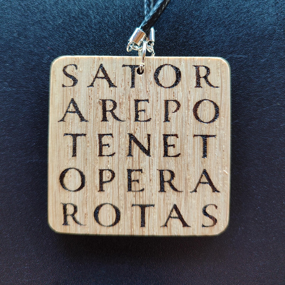 Sator Arepo Tenet Opera Rotas – Latin Magic Square Pendant, Occult ...