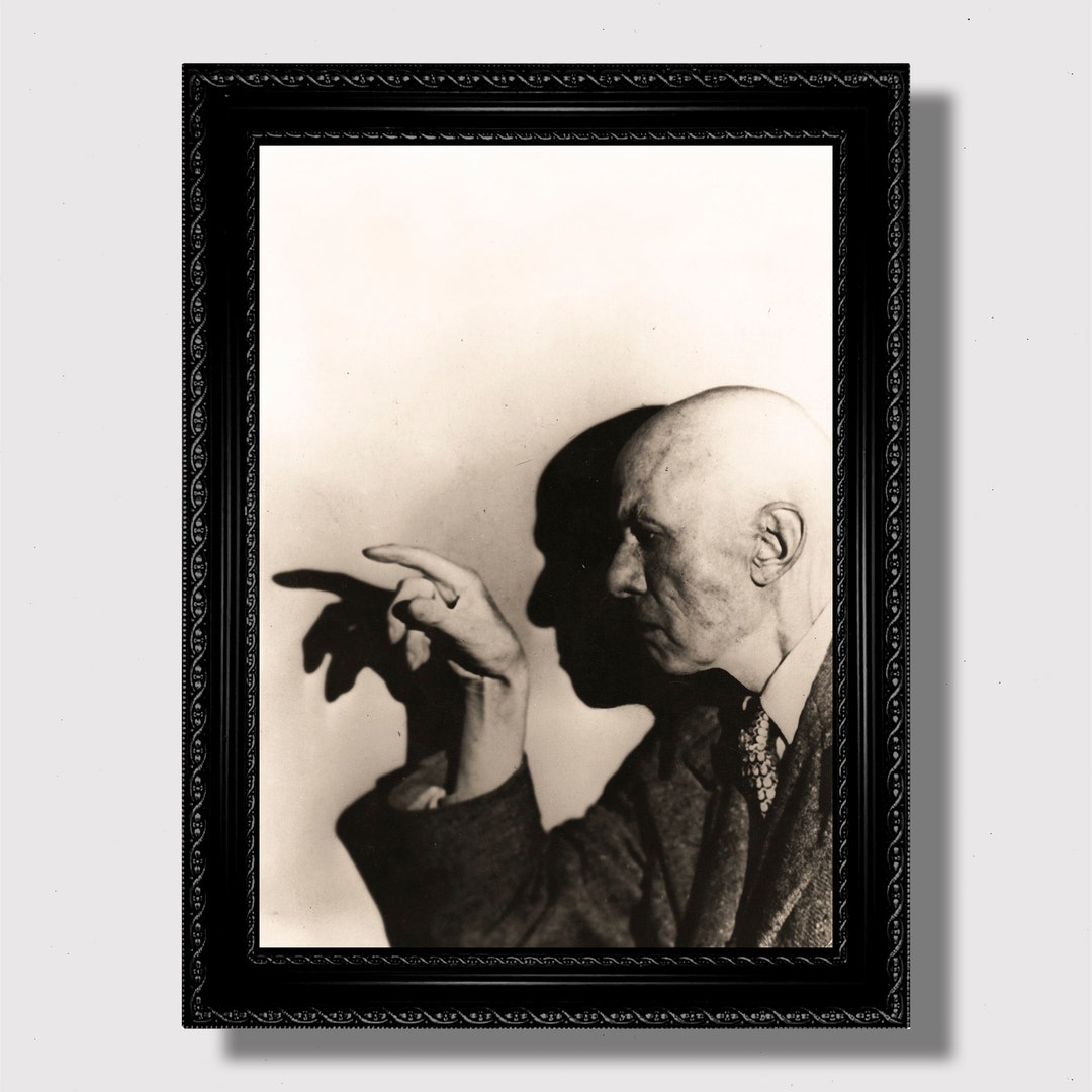 Occultist Aleister Crowley – the Beast From the Abyss Print, Mystical ...