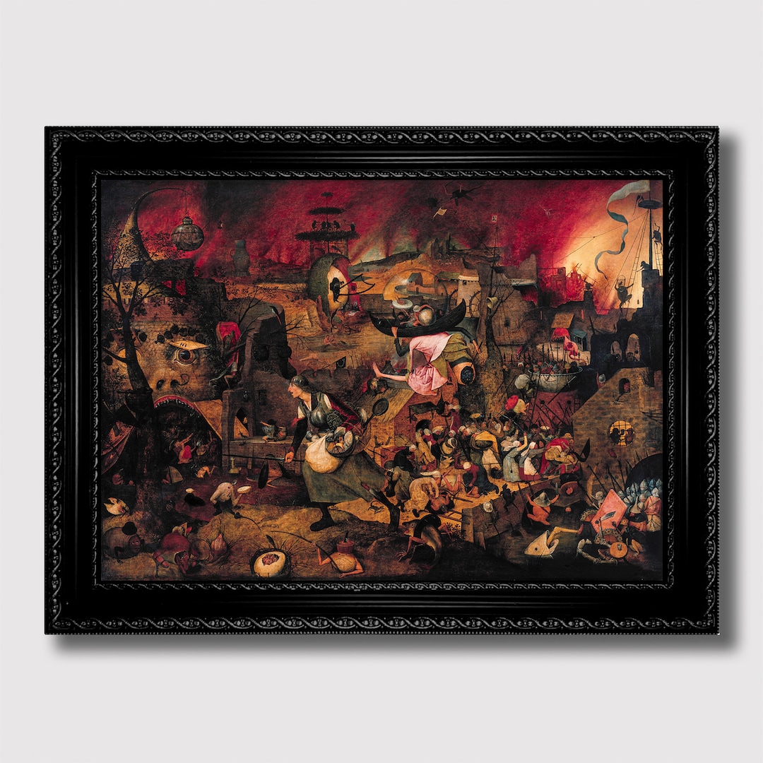Mad Meg or Dulle Griet. Macabre Art Print. - Etsy