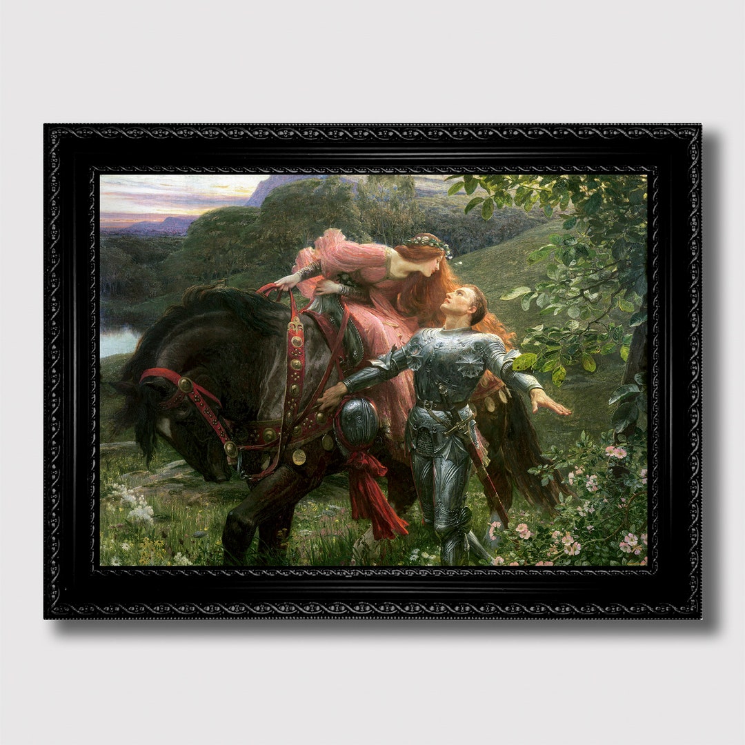 La Belle Dame Sans Merci. A Beautiful Ruthless Lady. Medieval Style ...