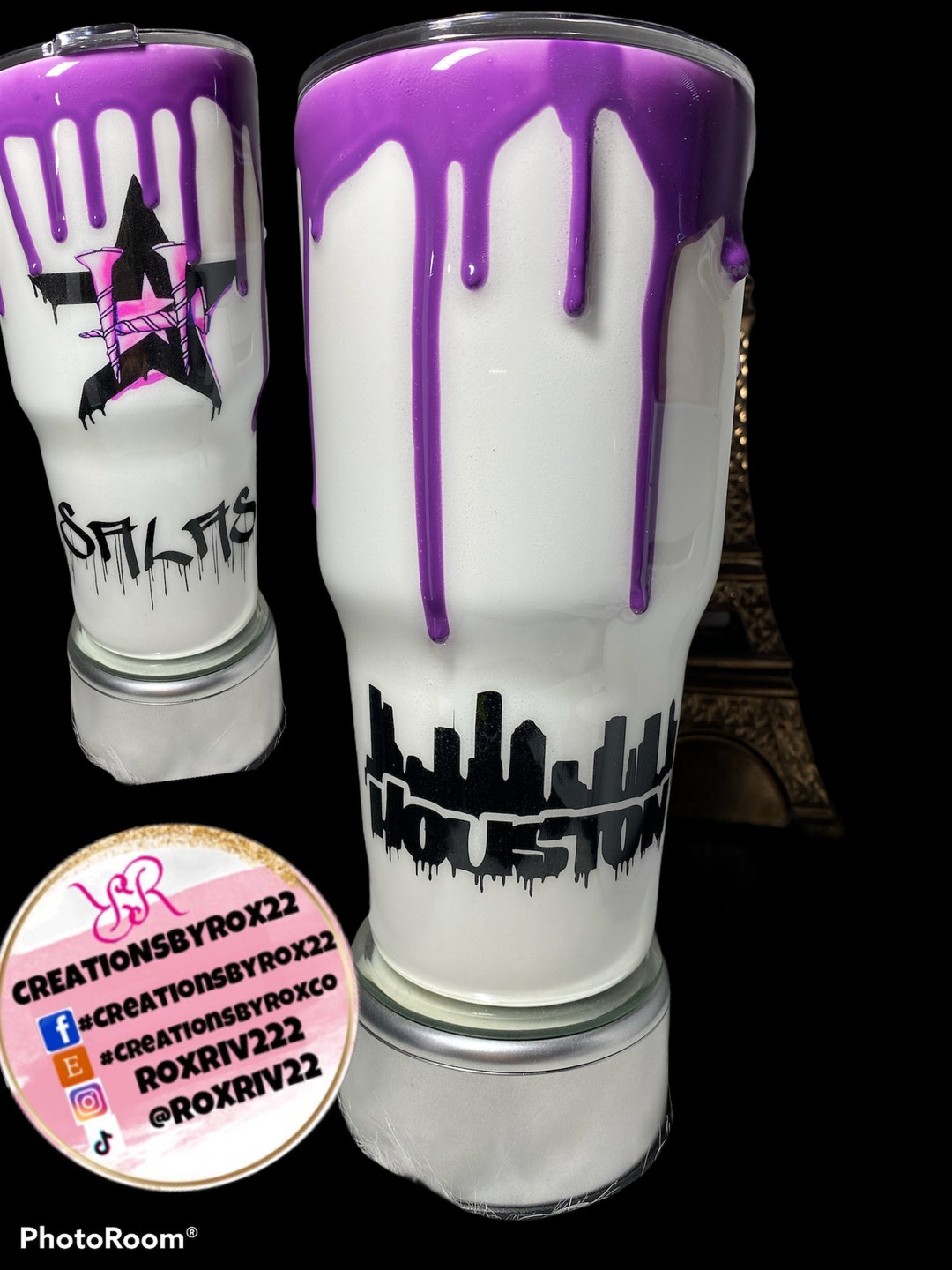 Houston Drip Tumbler, ANY DESIGN, - Etsy