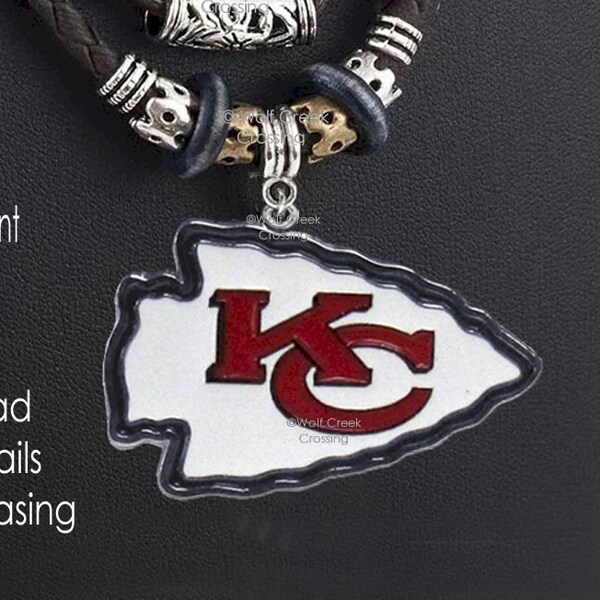 Kansas City Chiefs Bead Necklace - Etsy
