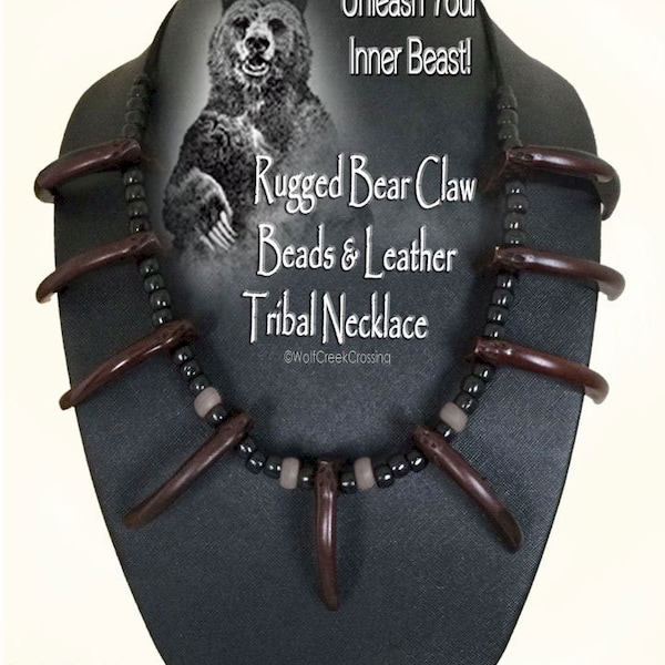 Bear Claw Necklace - Etsy