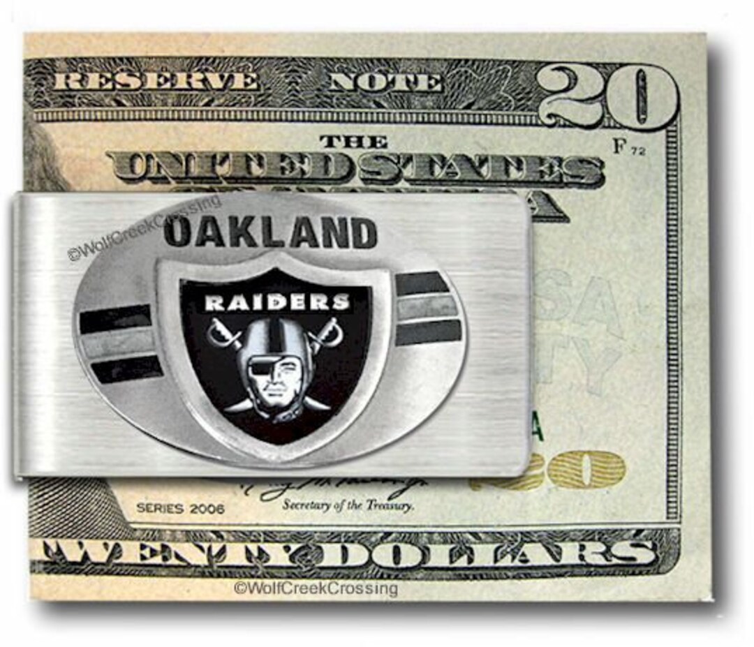RARE Oakland Raiders Stainless Steel Money Clip Raider Nation - Etsy UK