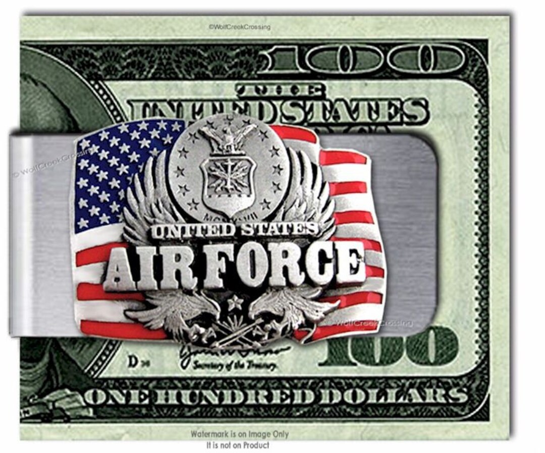 Air Force Stainless Steel Money Clip DISCONTINUED Limited Supply USA ...