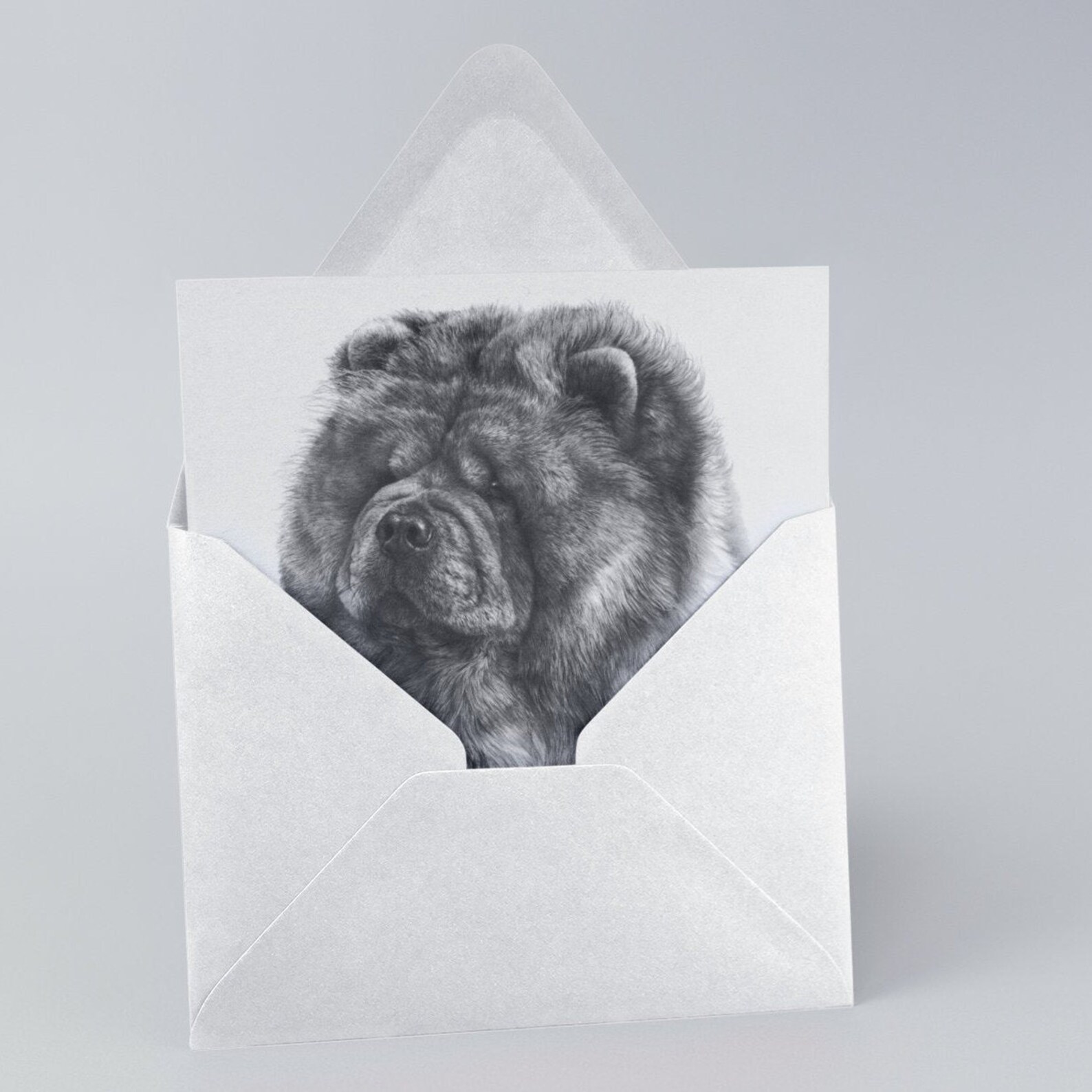 Chow Chow Greeting Card, Perfect Chow Chow Owner Gift, Card Blank ...