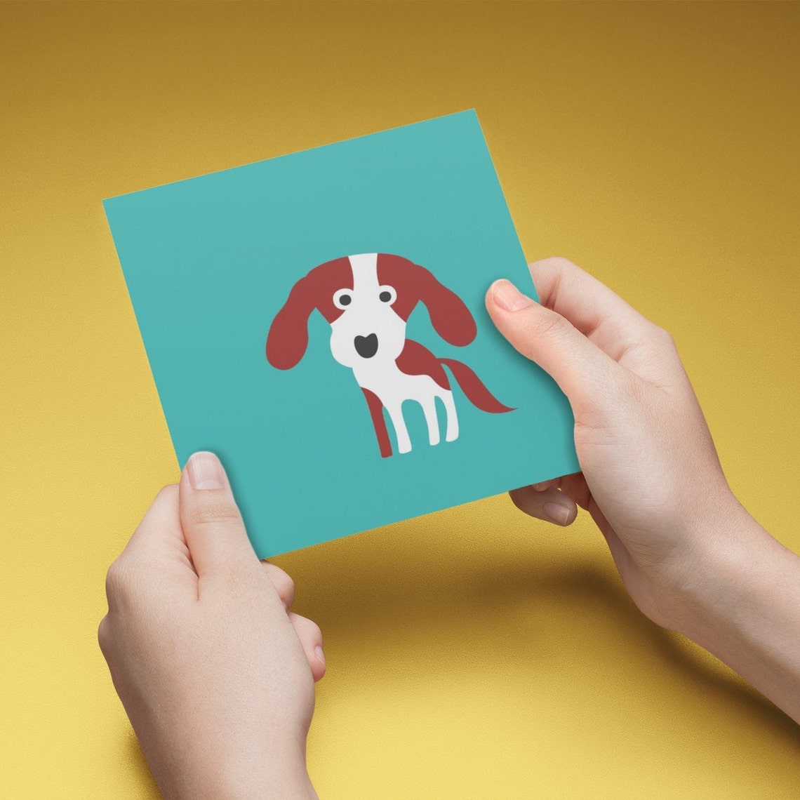 Funny Dog Card Cartoon Dog Card - Etsy