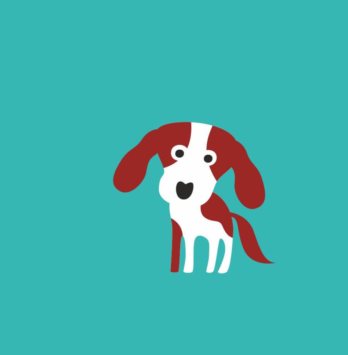 Funny Dog Card Cartoon Dog Card - Etsy