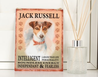 Jack Russell Terrier Rustic Wood Dog Decor Jack Russell Sign - Etsy