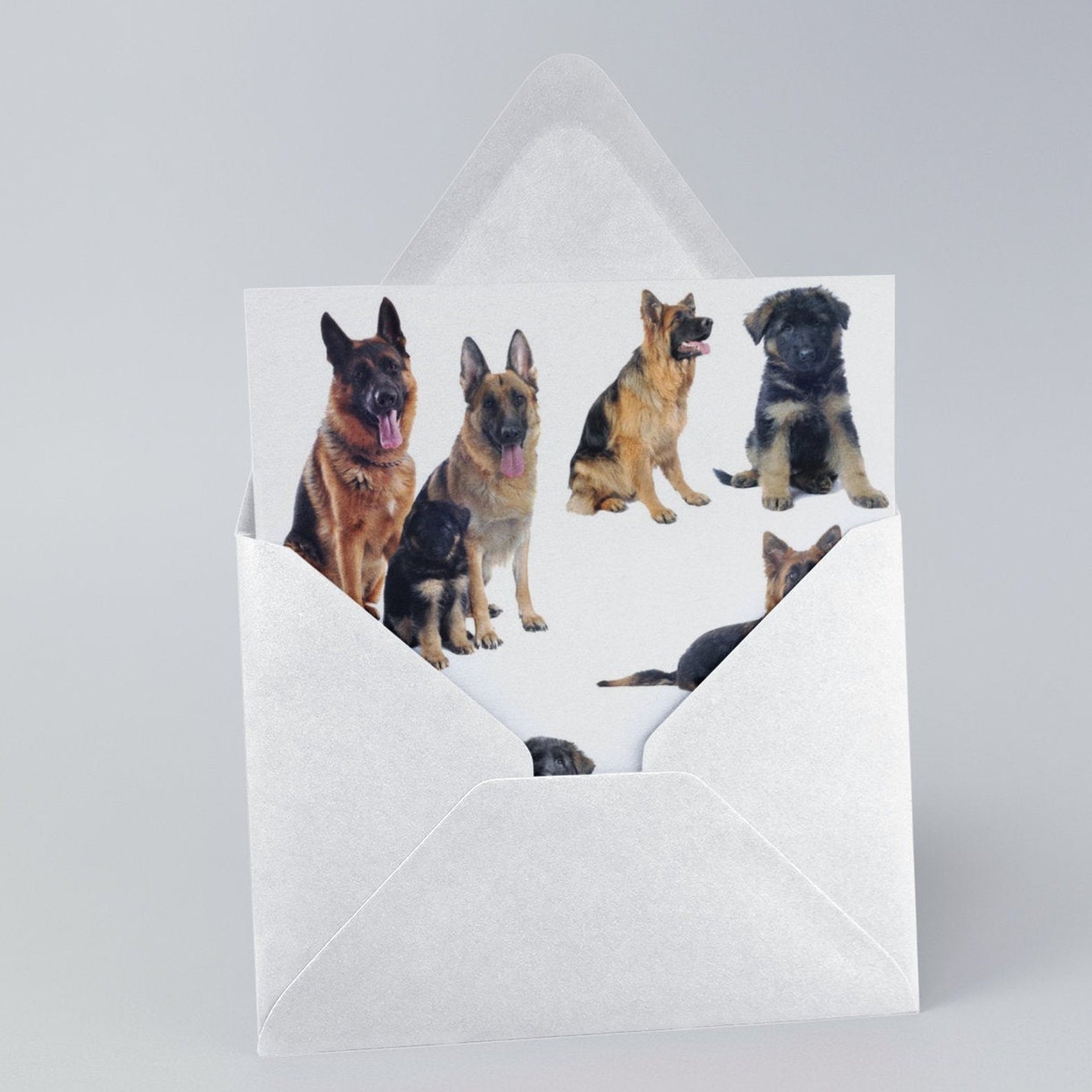 Germany Shepherd Card German Shepherd Birthday German - Etsy