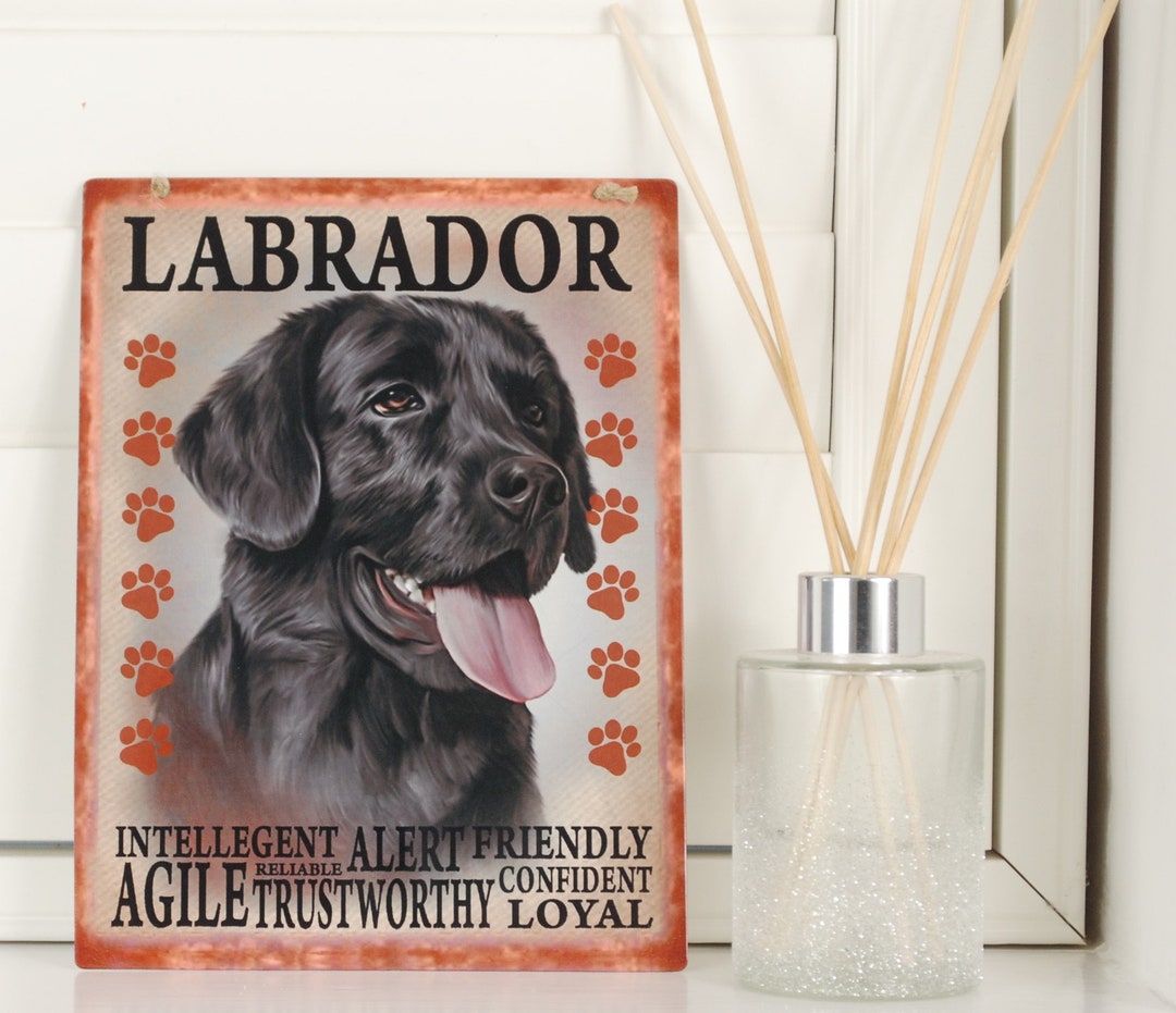 Labrador Retriever Sign Black Lab Gifts Black Lab Sign - Etsy