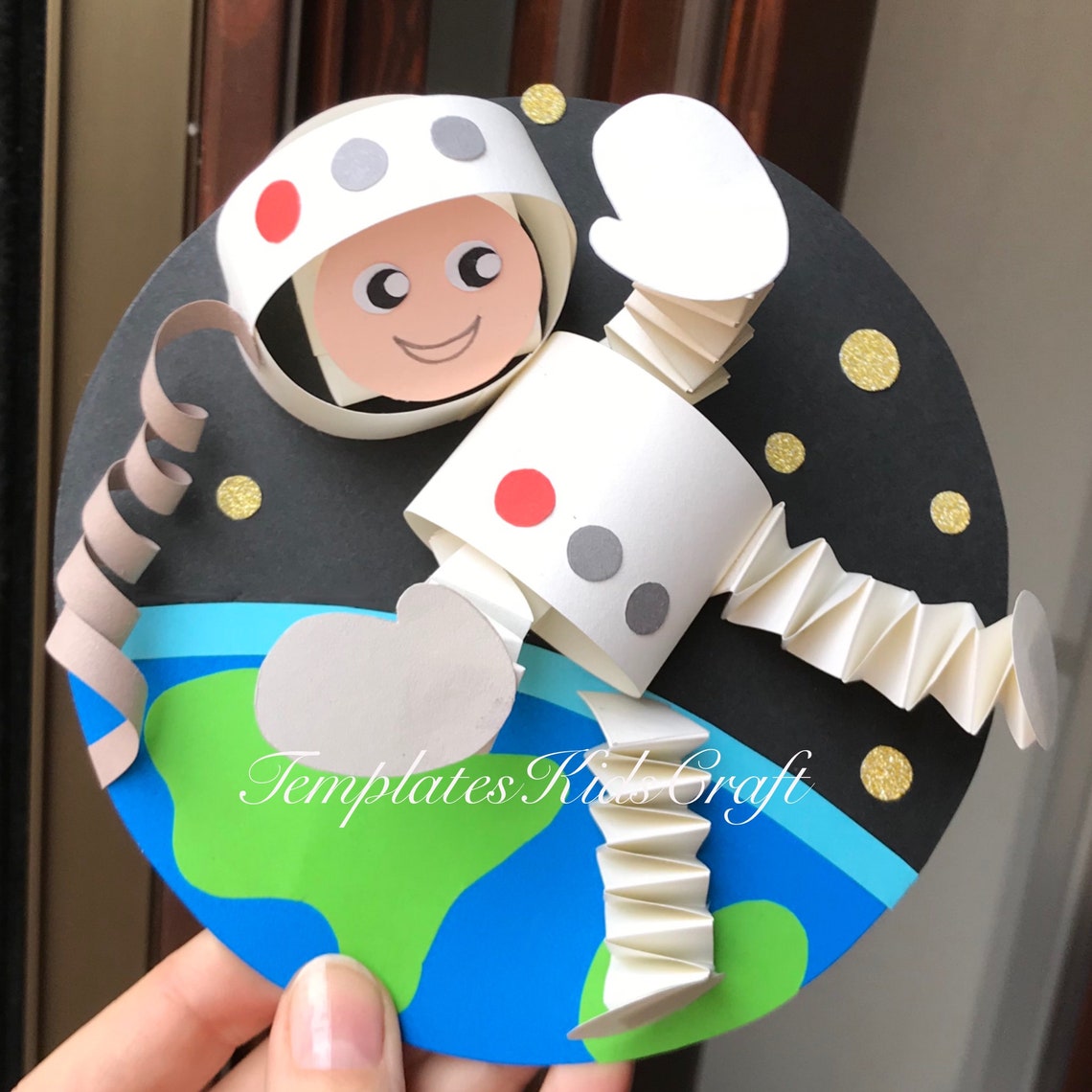 3D Cute Astronaut Space Galaxy Craft for Kids Instant | Etsy