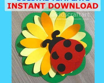 3D Honey Bee Craft for Kids Summer Craft With Kids - Etsy