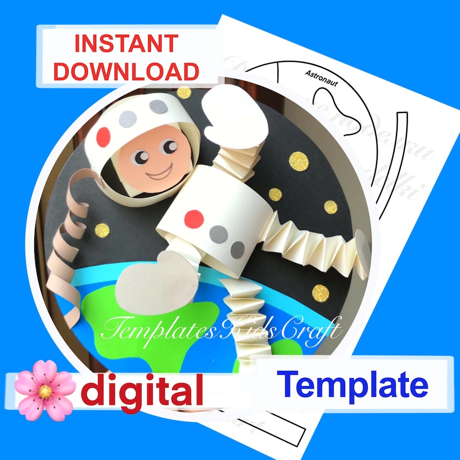 TemplatesKidsCraft - Paper Crafts PDF Pattern - Etsy