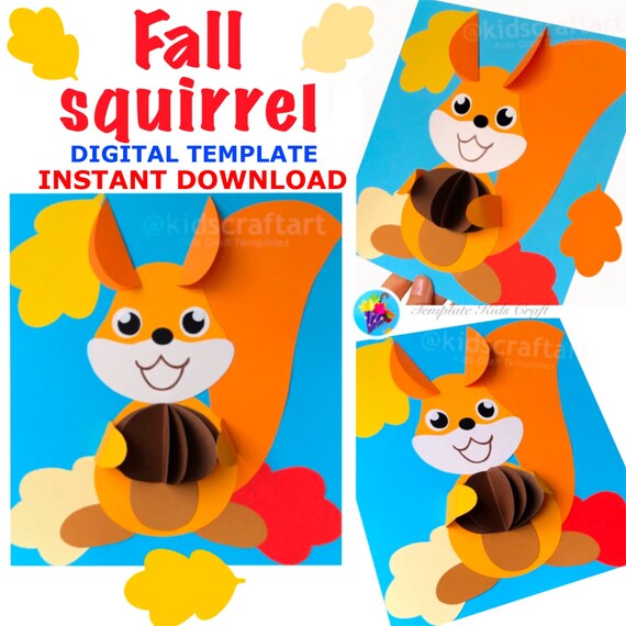 Squirrel Printable Templates