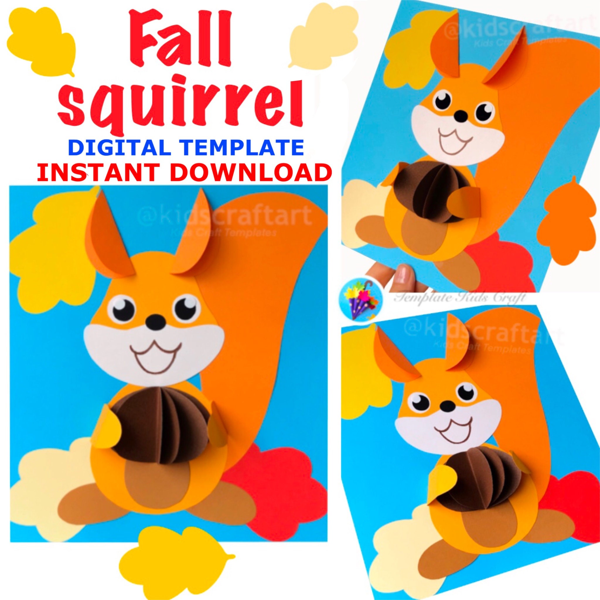 Preschool Paper Bag Squirrel