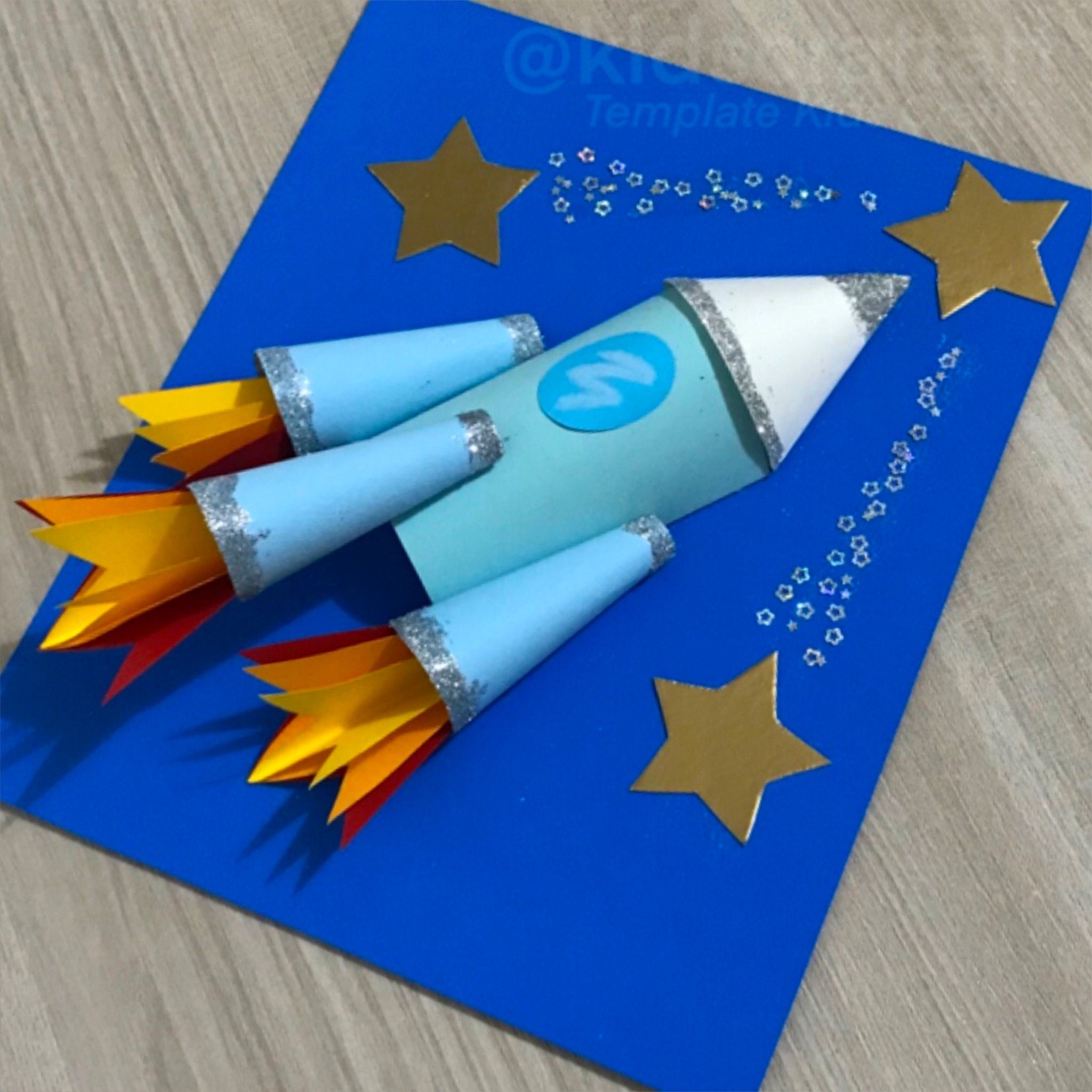 Rocket 3d Shape