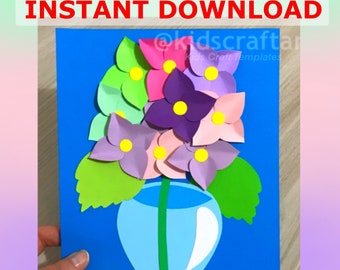 Mom Hydrangea Card - Etsy