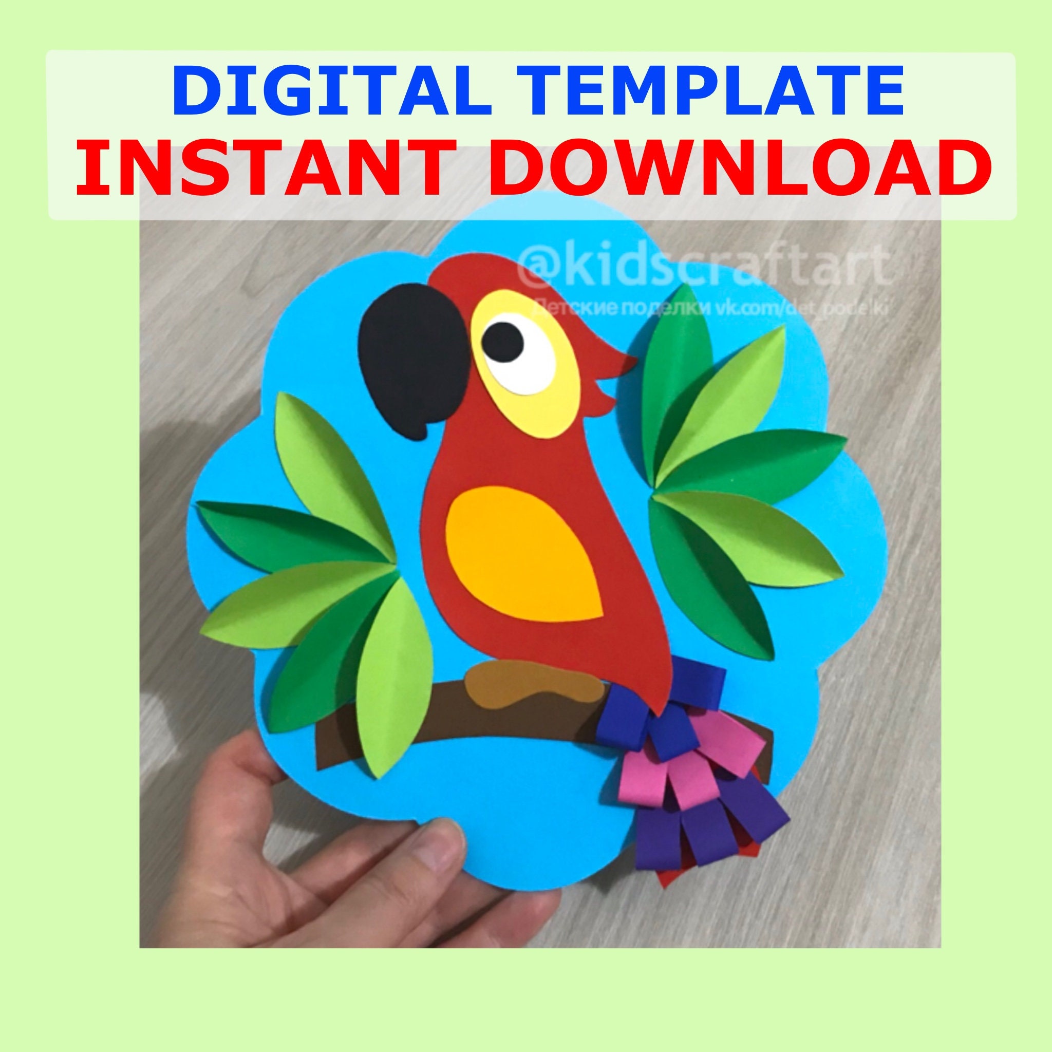 Rainforest Parrot Craft