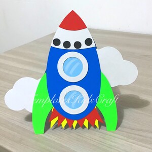 3D Rocket Craft Paper Toys Space Party Kindergarten Craft for - Etsy India