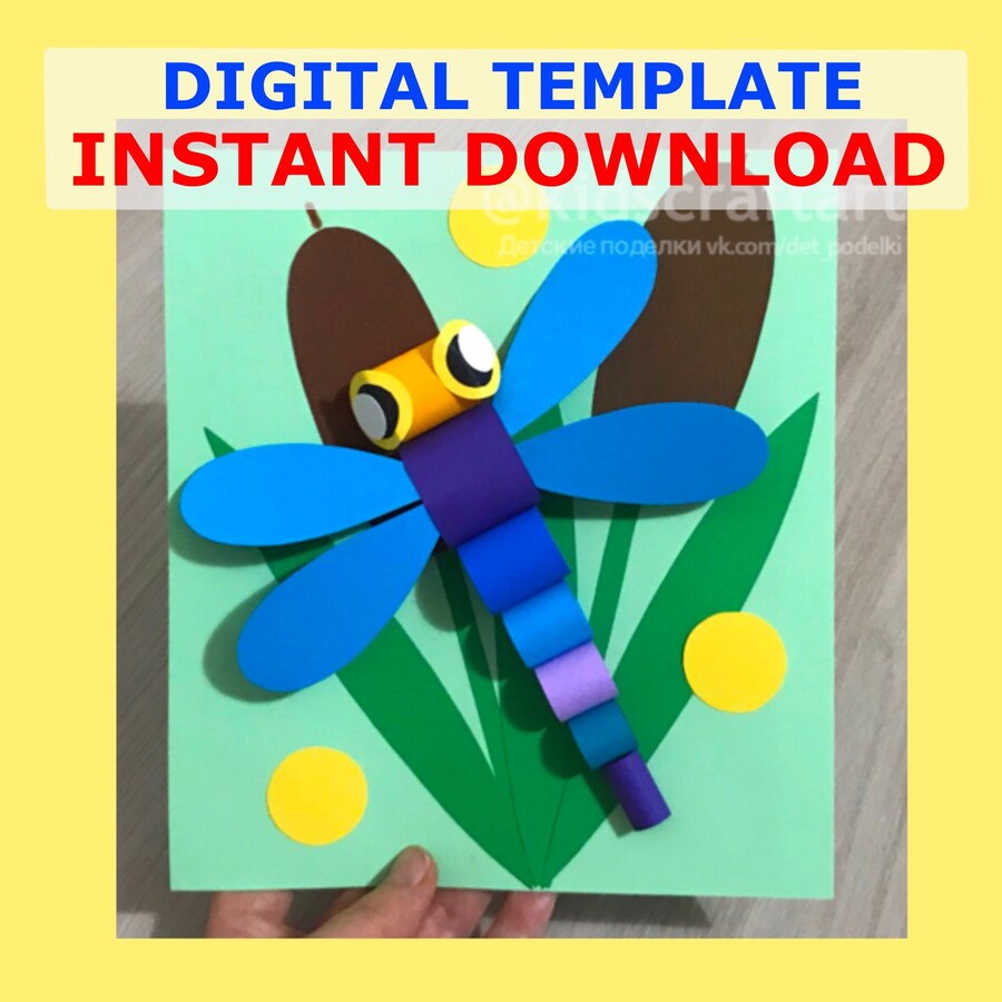 TemplatesKidsCraft - Paper Crafts PDF Pattern - Etsy