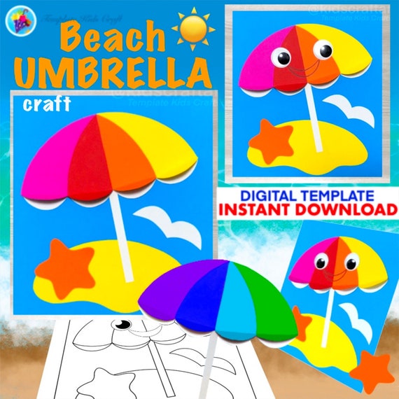 Printable Umbrella Craft