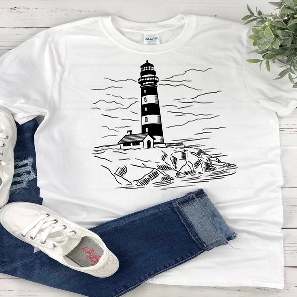 Lighthouse Shirt - Etsy