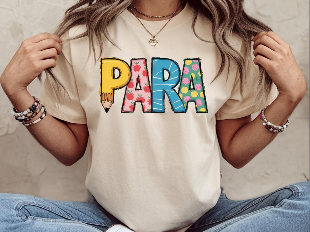 Para School Shirt, Paraprofessional Shirt, Paraprofessional Teacher ...