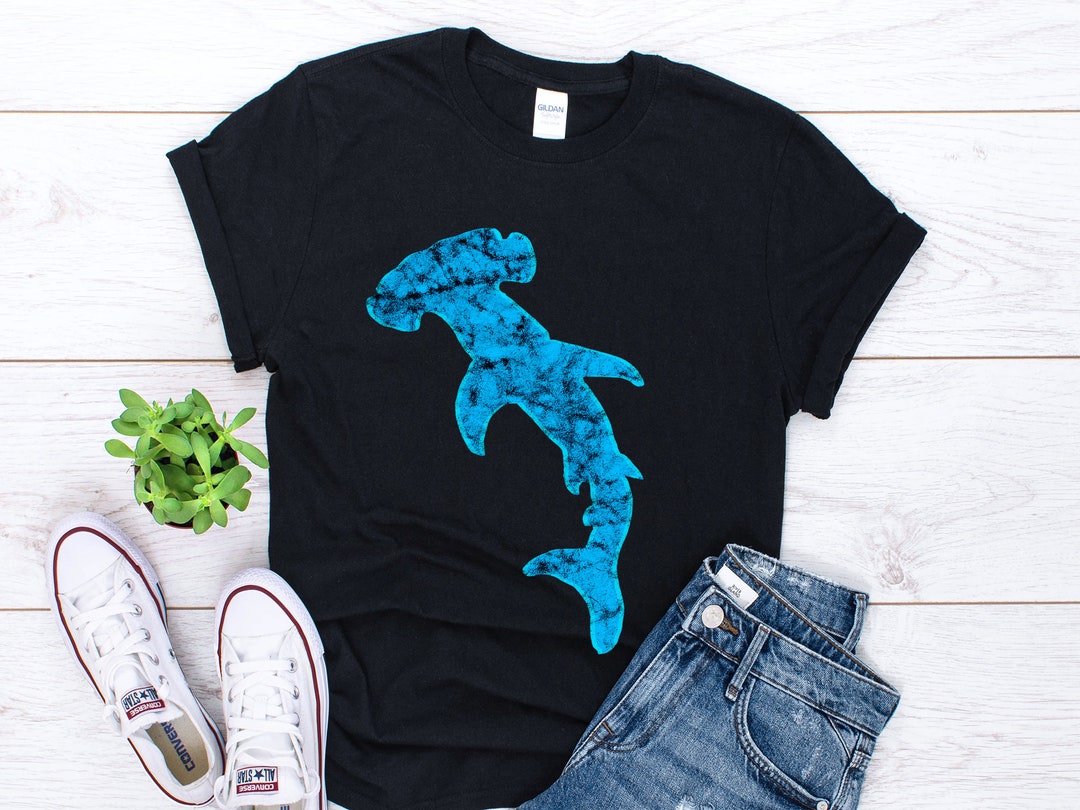 Hammerhead Shark Shirt, Hammer Head Shirt, Hammerhead Shirt, Sphyrna ...