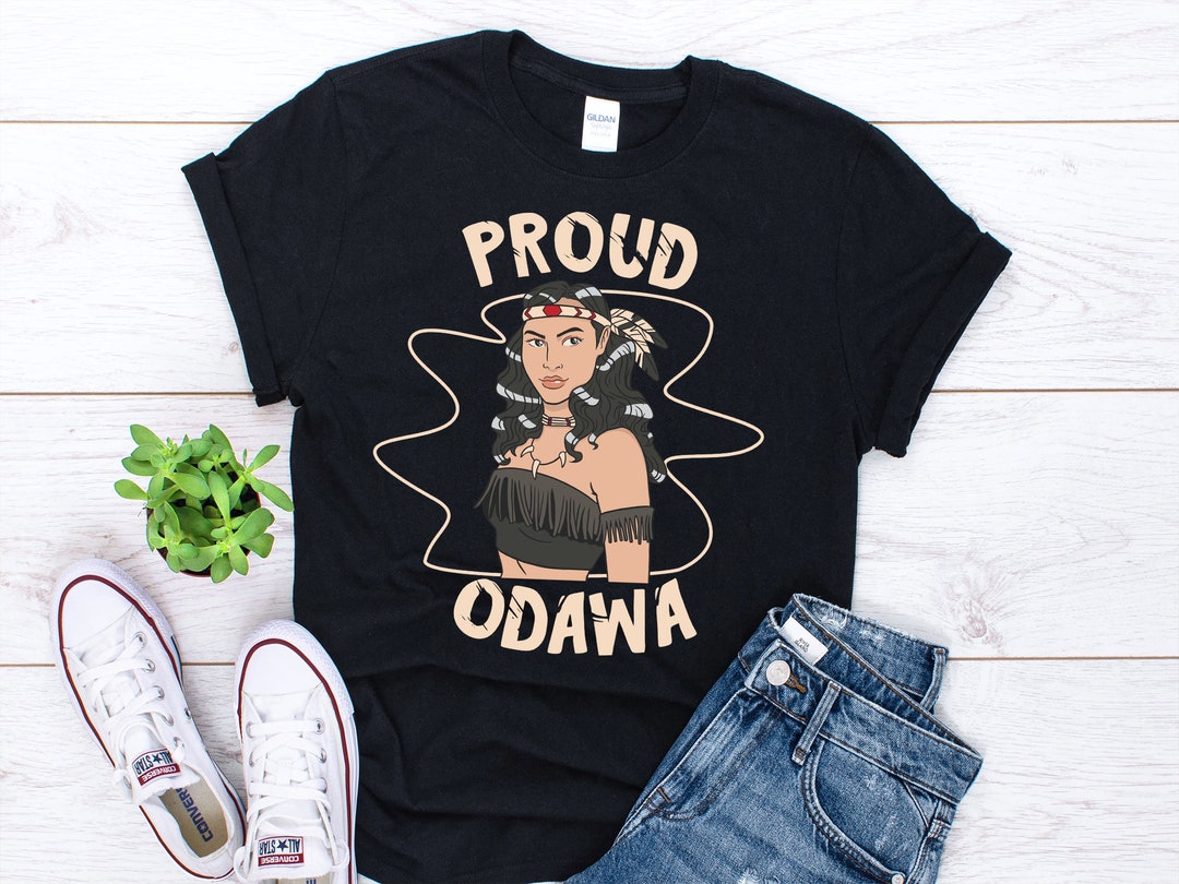 Native American Odawa Shirt Odawa Woman Gift Indian Chief - Etsy