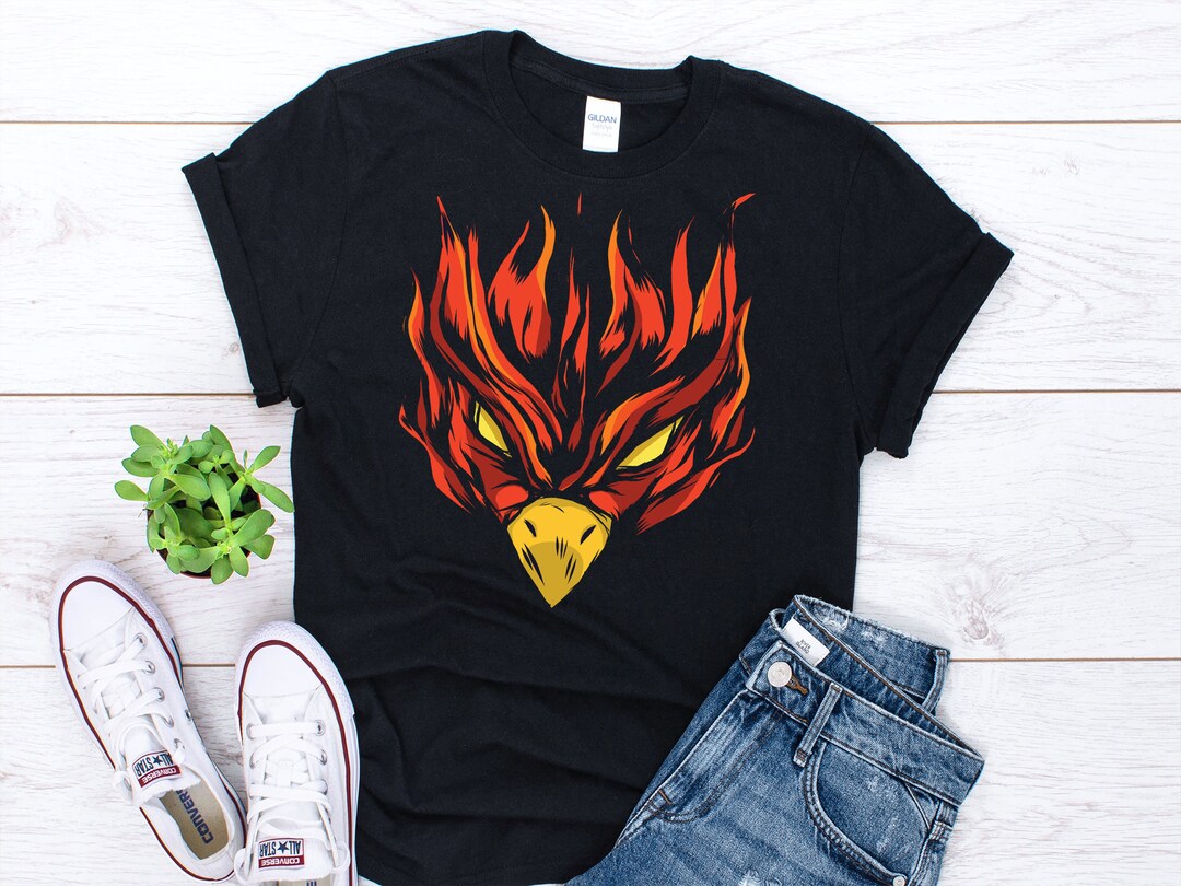 Phoenix Head Shirt, Red Phoenix Shirt, Phoenix Gifts, Phoenix Rising ...