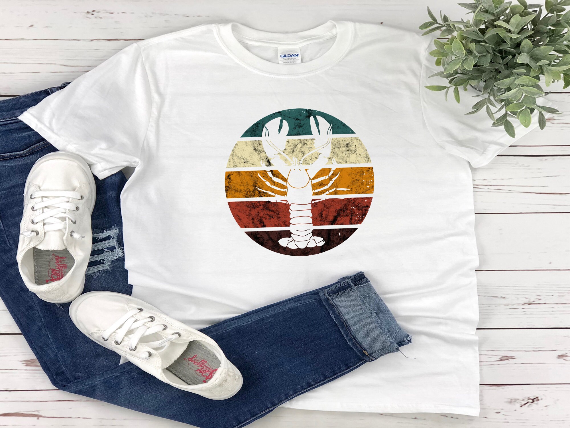 Lobster Shirt Lobster Gift Retro Vintage Tshirt Marine - Etsy