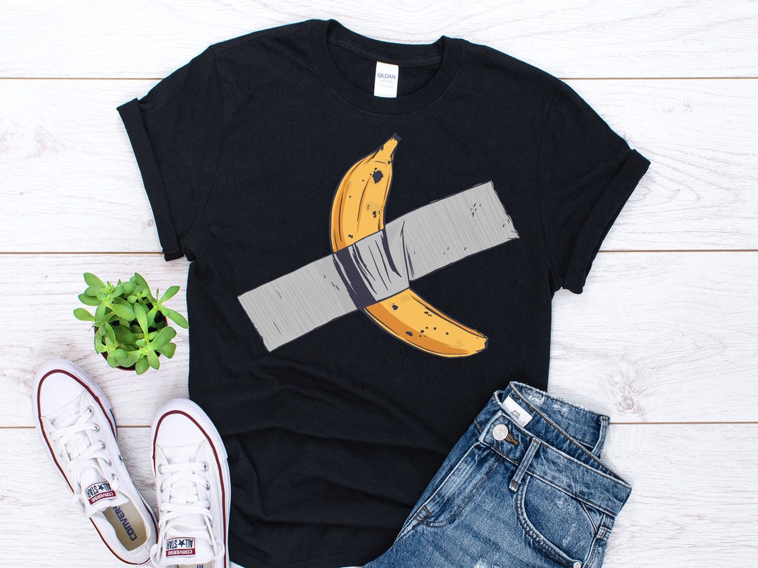 Banana Shirt For Women, Funny Banana Shirt, Tape T-Shirt, Cute Banana ...