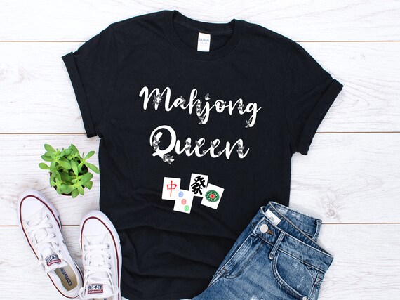 Mahjong Queen Shirt Mahjong Shirt Mahjong Girl Gift Mahjong - Etsy