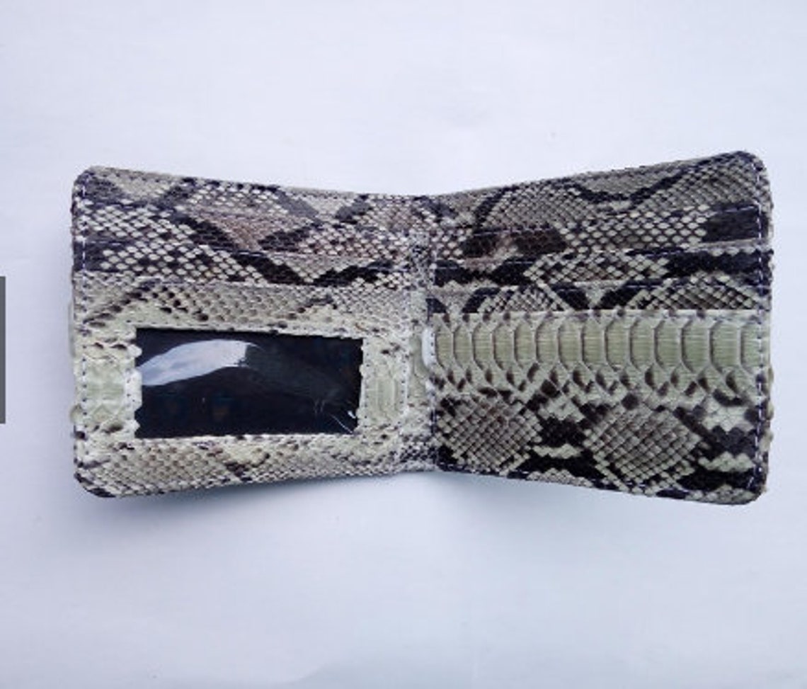 Real Genuine Python Snake Skin Leather Wallet Bifold Mens - Etsy UK