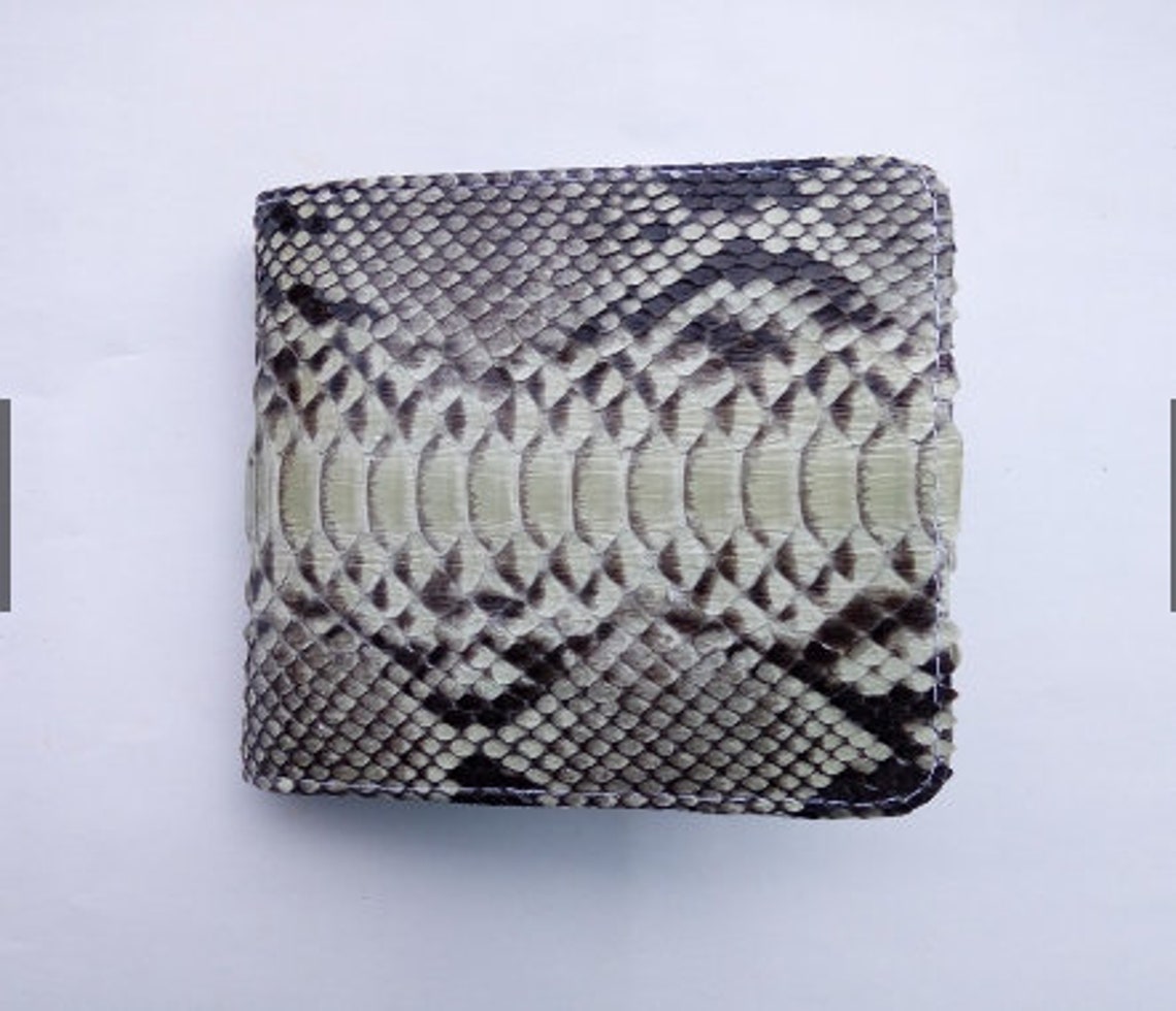 Real Genuine Python Snake Skin Leather Wallet Bifold Mens - Etsy UK