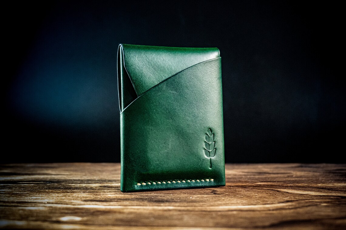 Minimalist Slim Wallet Template DIY EDC Leather Wallet PDF | Etsy Australia