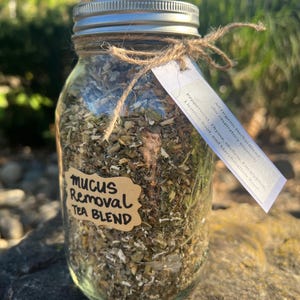 Organic Mucus Removal Respiratory Support Herbal Tea Blend ~ Loose Leaf ...
