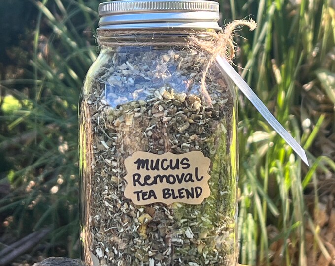 5 Oz Organic Mucus Removal Respiratory Support Herbal Tea Blend ~ Loose ...
