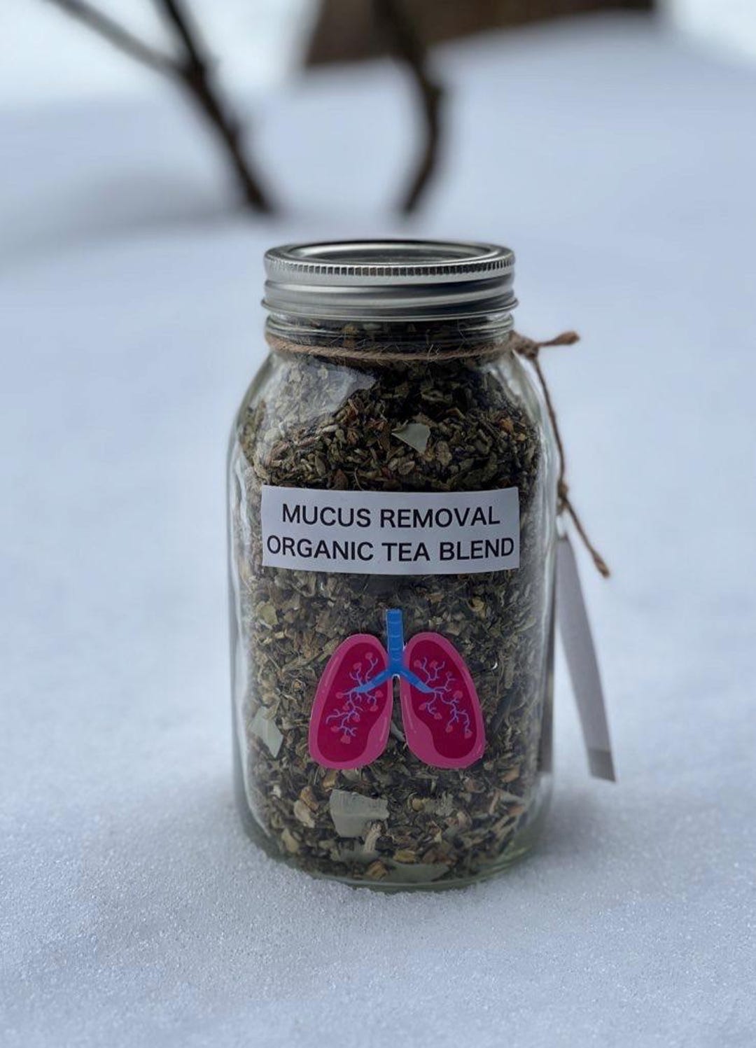 Organic Mucus Removal Respiratory Support Herbal Tea Blend ~ Loose Leaf ...