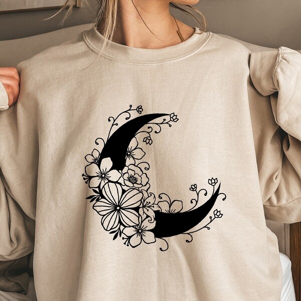 Moon Sweatshirt - Etsy