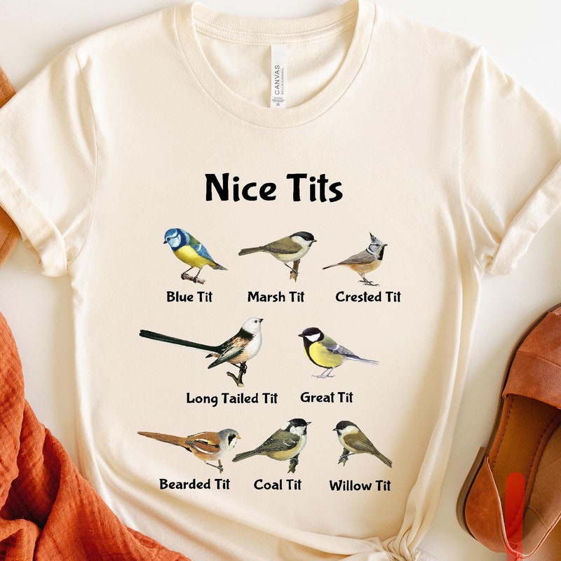 Nice Tits Bird Tshirt - Etsy