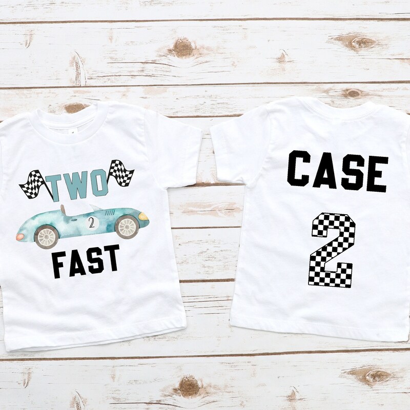 Two Fast Birthday Shirt - Etsy