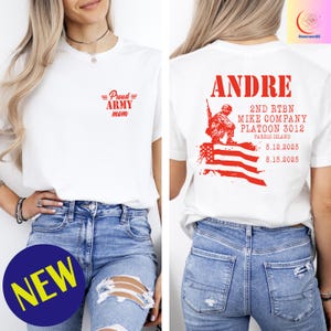 Personalized Military Graduation T-shirt Proud Army Family Gift US ...
